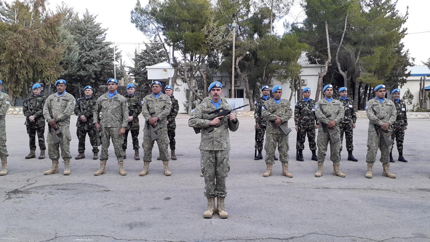 STAND DOWN PARADE AND HOTO CEREMONY CHIEF OF STAFF UNDOF HQ | UNDOF